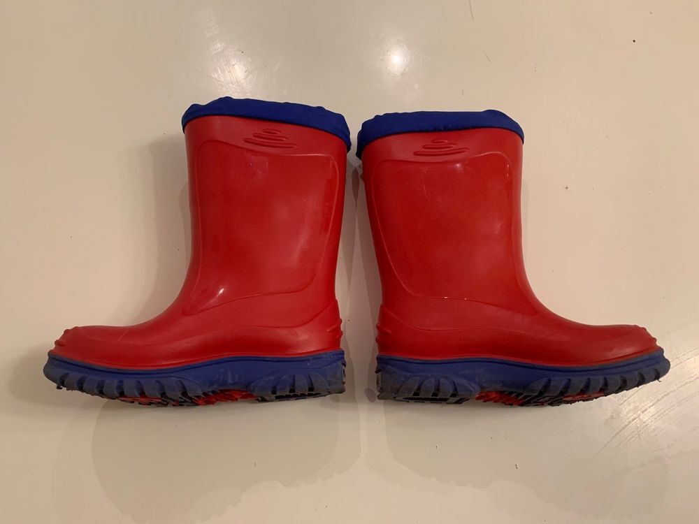 Bottes de pluie - Rouge et bleu - 23 | Kaufen auf Ricardo