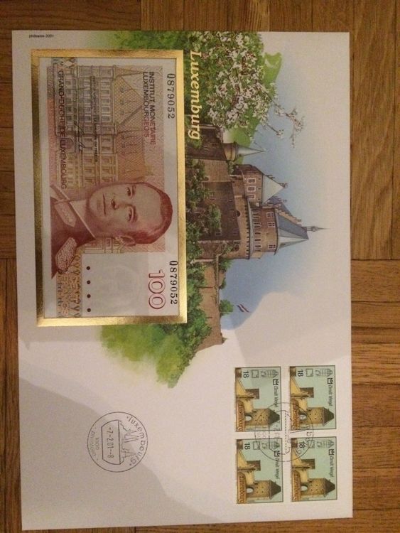 BAnknotenbrief Luxemburg (Neu und originalverpackt) in Muralto für CHF 6 – mit Lieferung auf ...