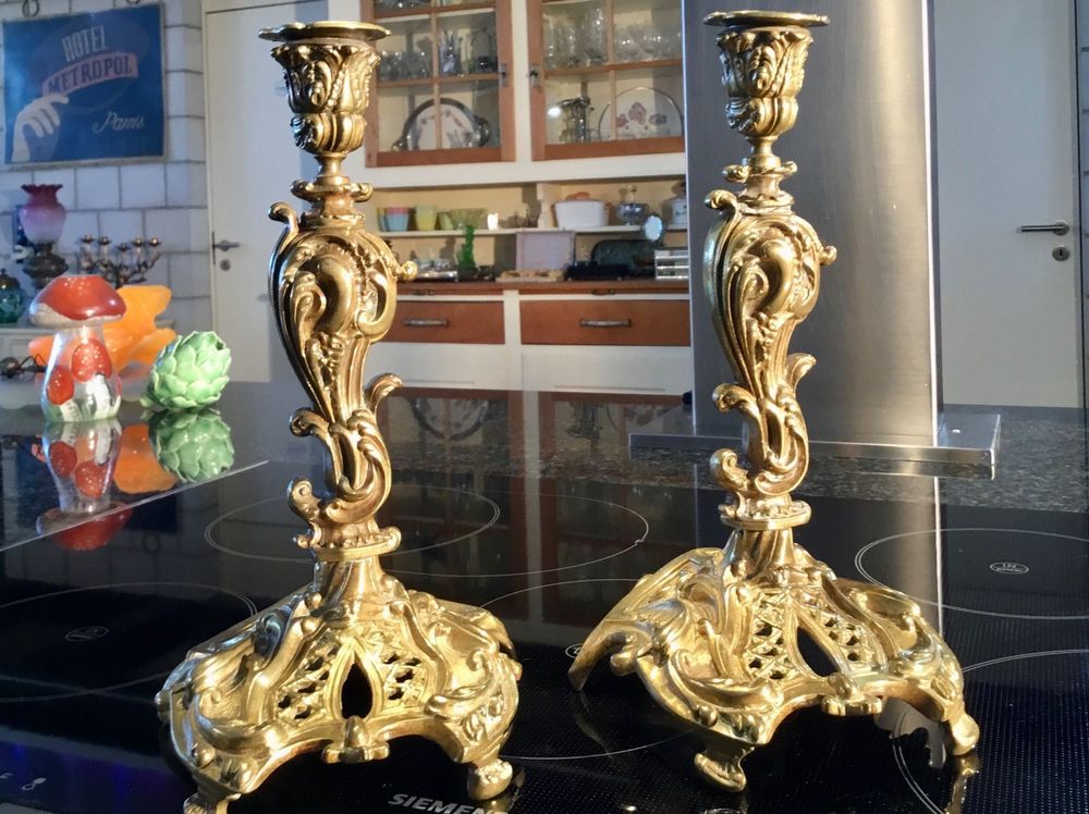 JUGENDSTIL PAAR KERZENLEUCHTER BRONZE (Gebraucht) in Biglen für CHF 146 – mit Lieferung auf ...