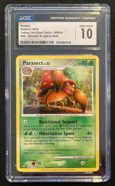 Parasect-Holo Trading Cardd Classic 5/CGC 10/EN/Pokémon/2023 | Kaufen auf Ricardo