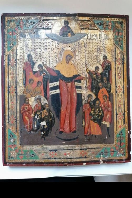 Antike Ikone Maria Himmelfahrt | Kaufen auf Ricardo