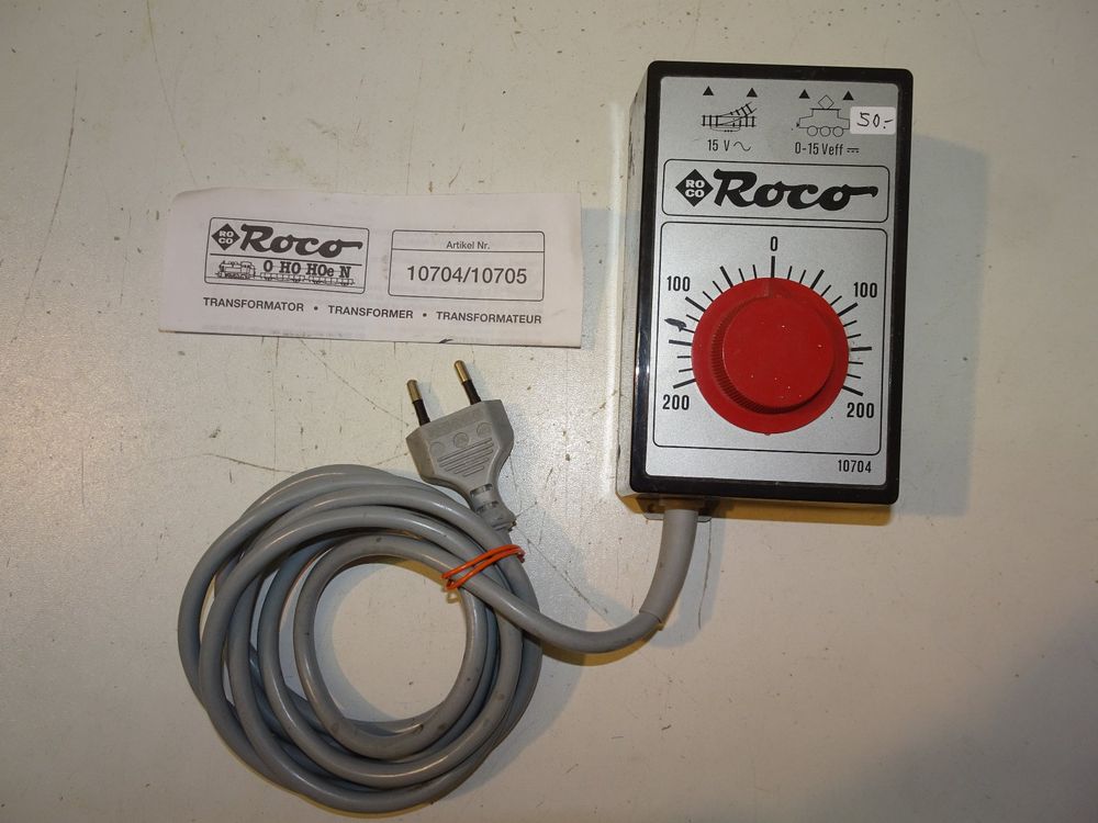 Roco Transformator Trafo Gleichstrom 10704 (Gebraucht) in für CHF 32.9 ...