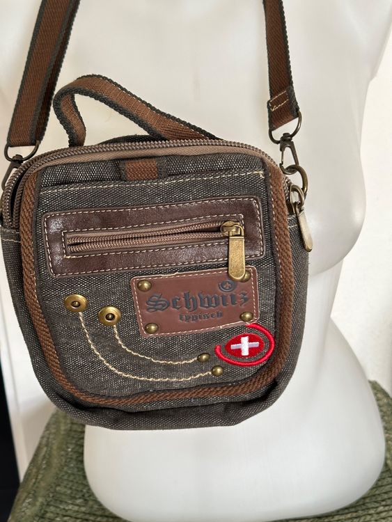 Neu Tasche SCHWIIZ typisch braun 19 X19X5 | Kaufen auf Ricardo