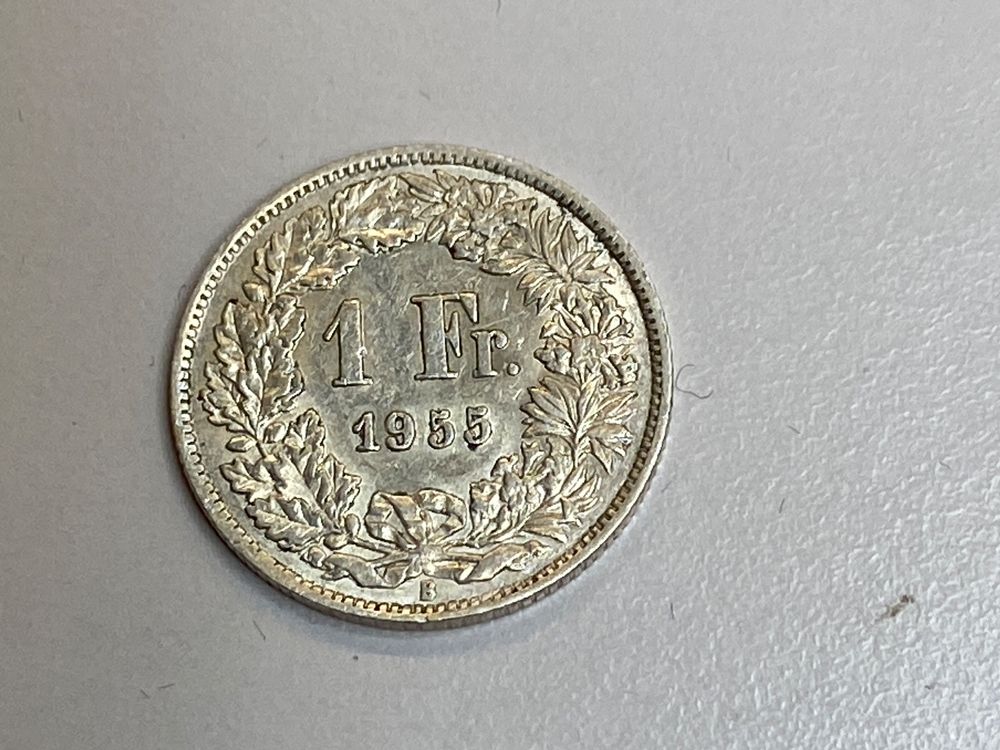 1 Fr. Silber Schweiz 1955 ss (Gebraucht) in Herisau für CHF 19 – mit Lieferung auf Ricardo kaufen