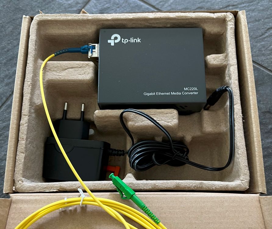 Tp-Link Gigabit SFP media converter (Gebraucht) in Zürich für CHF 15 ...