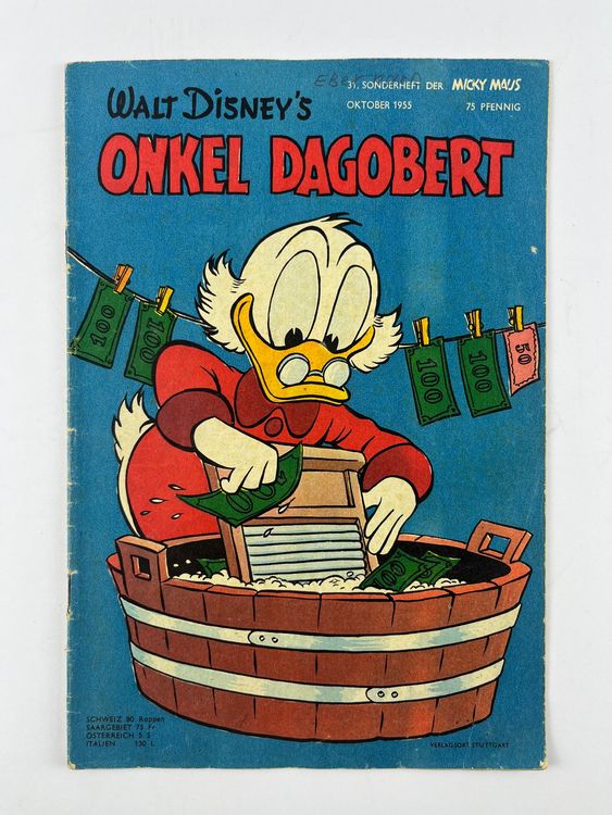 Comic Sonderheft der Micky Maus Onkel Dagobert 1955 Original (Gebraucht ...