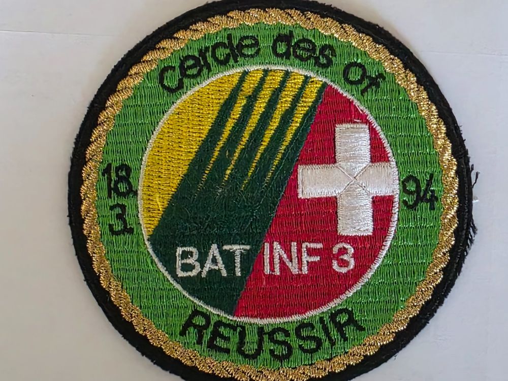 Infanterie Badge Extrem Selten cercle des Officiers Bat inf3 (Neuf ...