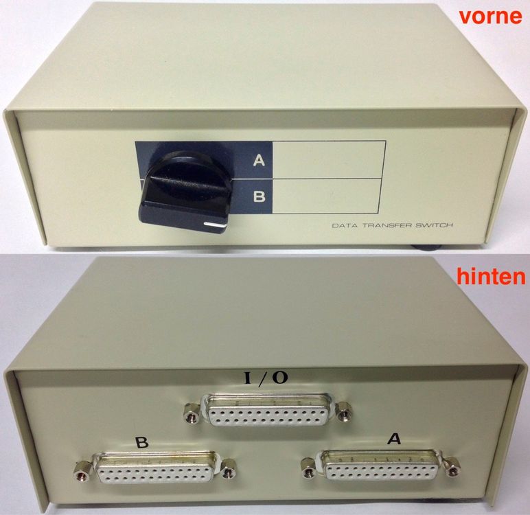 Data Transfer Switch DB25 parallel seriell Drucker Modem | Kaufen auf ...