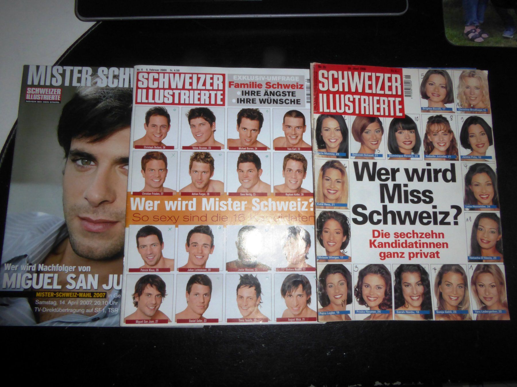 Damals: Wahl von Miss und Mister Schweiz 1996,2006 SI (Gebraucht) in Burgdorf für CHF 12 – mit ...