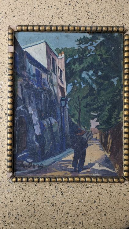 Interessenes Gemälde unleserlich signiert | Kaufen auf Ricardo