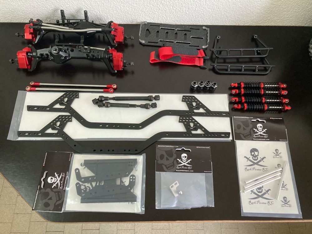 RC Crawler Chassis RockPirates RC, CNC Portalachsen, Zubehör (Neu ...