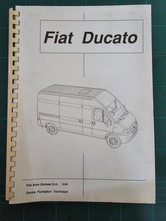 Fiat Ducato Buch Werkstatt Reparatur Werkstatthandbuch (Gebraucht) in Grabs für CHF 25 – mit ...