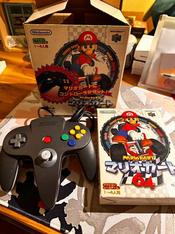Nintendo N64 Jap: Mario Kart 64 pack avec Manette (Gebraucht) in ...