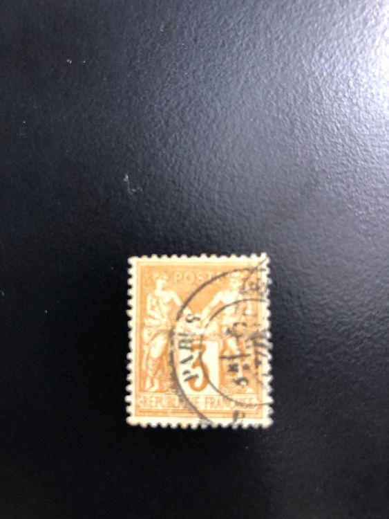 1 timbre oblitéré 3 cent no 86 France (Gebraucht) in Charmey (Gruyère ...