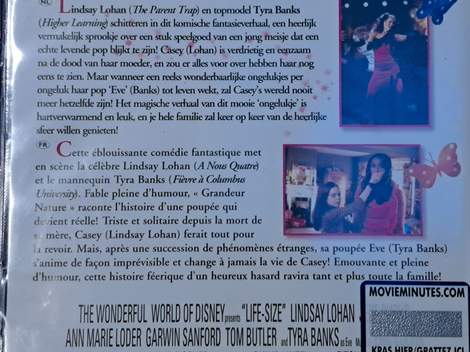 IMPORT DVD LIFE-SIZE, Lindsay Lohan & Tyra Banks Walt Disney (Gebraucht ...