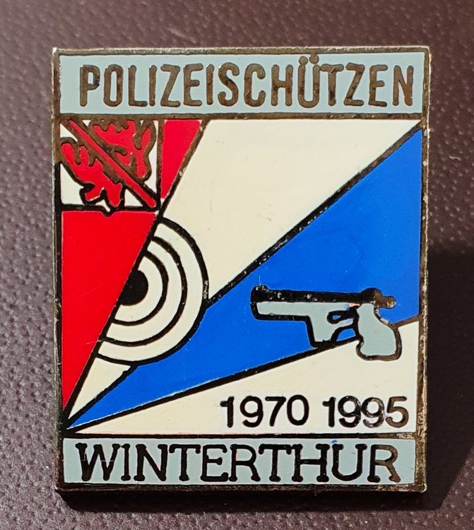 R325 - Pin Polizei Schützen Winterthur 1970 1995 / Nr. 109 (Gebraucht) in Reinach BL für CHF 2 ...