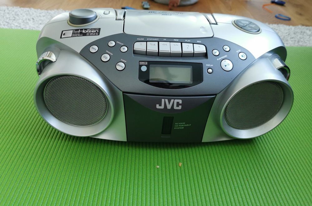 JVC Boombox Ghettoblaster Rc Ex 36 Radio CD Kassette Mp3 (Gebraucht) in ...