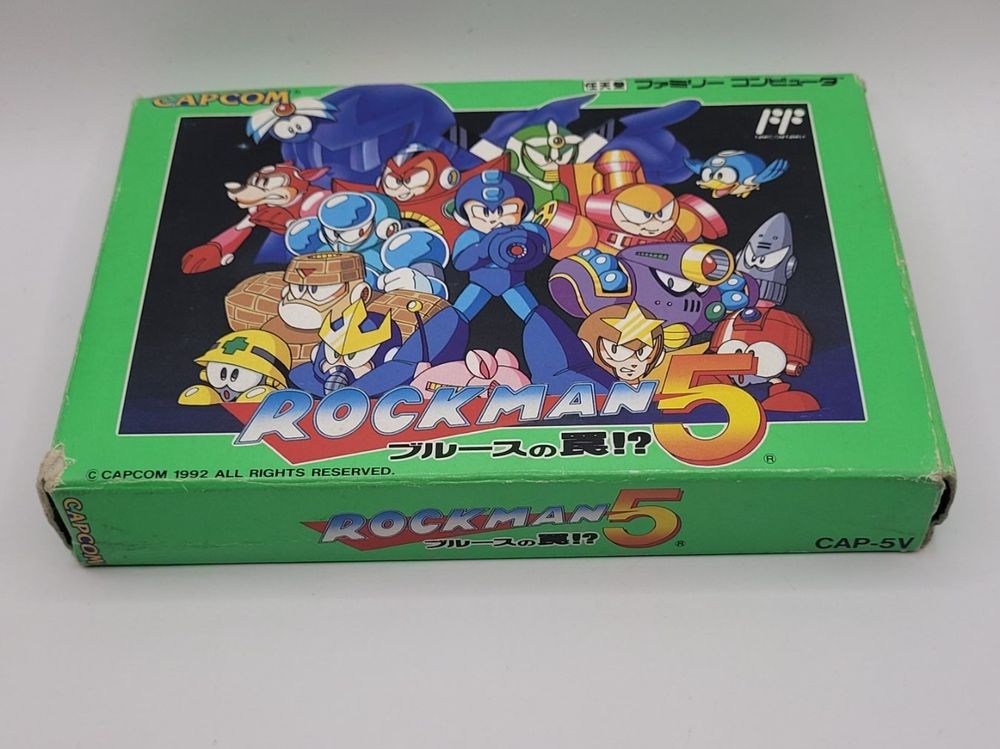 Rockman 5 / Megaman 5 Famicom / NES OVP Complete Japan (Gebraucht) in ...
