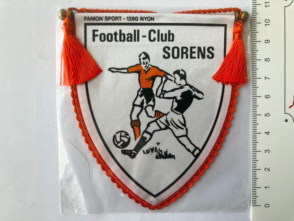 Vintage Fanion/Wimpel FC SORENS (Neu und originalverpackt) in Gland für CHF 10 – mit Lieferung ...