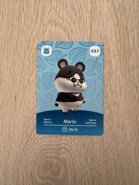 Animal Crossing Amiibo Karte Marlo Nr. 437 | Kaufen auf Ricardo