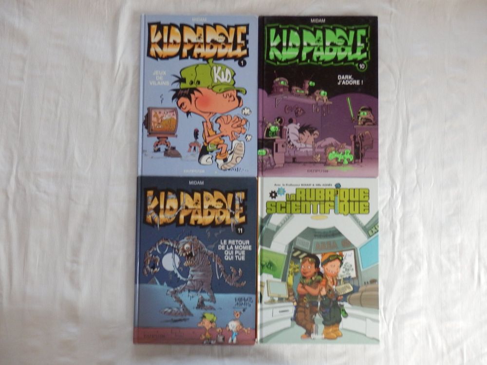 Lot de 4 BD Kid Paddle + La rubrique scientifique | Kaufen auf Ricardo
