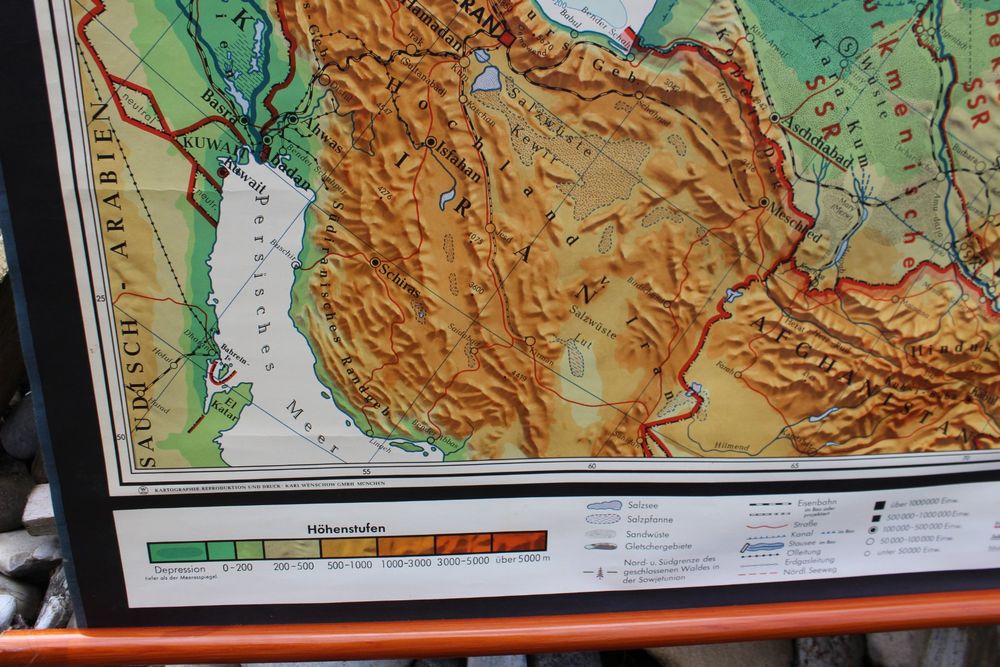 Monumentale Sowjetunion Wandkarte - Paul List Verlag (Gebraucht) in ...