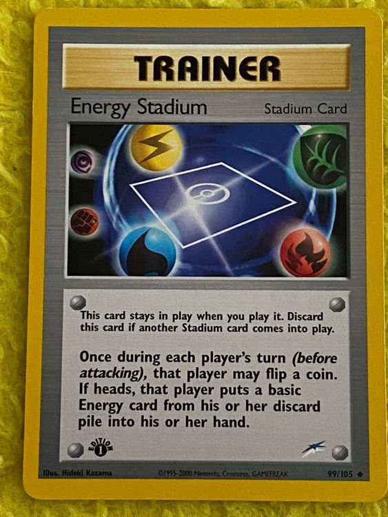 Trainer Energy Stadium _ 1 Edition _ Pokémon karte (Neu (gemäss ...