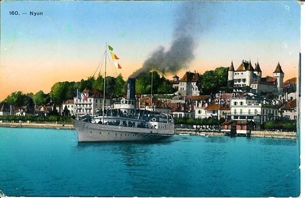 Nyon VD Dampfschiff Neuchatel 1926 | Kaufen auf Ricardo