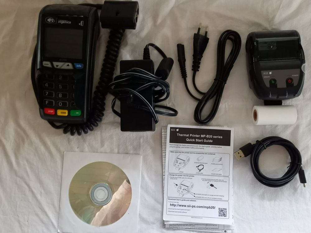 Terminal de paiement Ingenico iCT250 et Thermal Printer SII | Kaufen ...