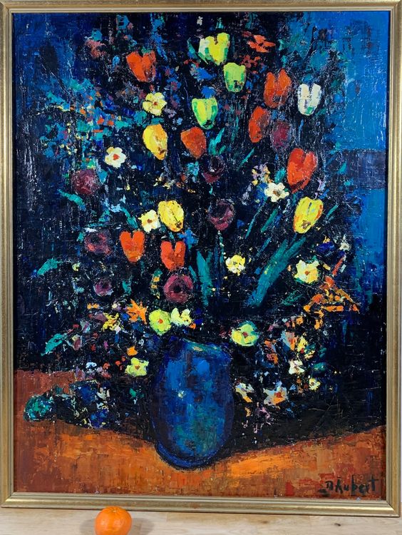 M.Hubert grosses Stillleben Gemälde | Kaufen auf Ricardo