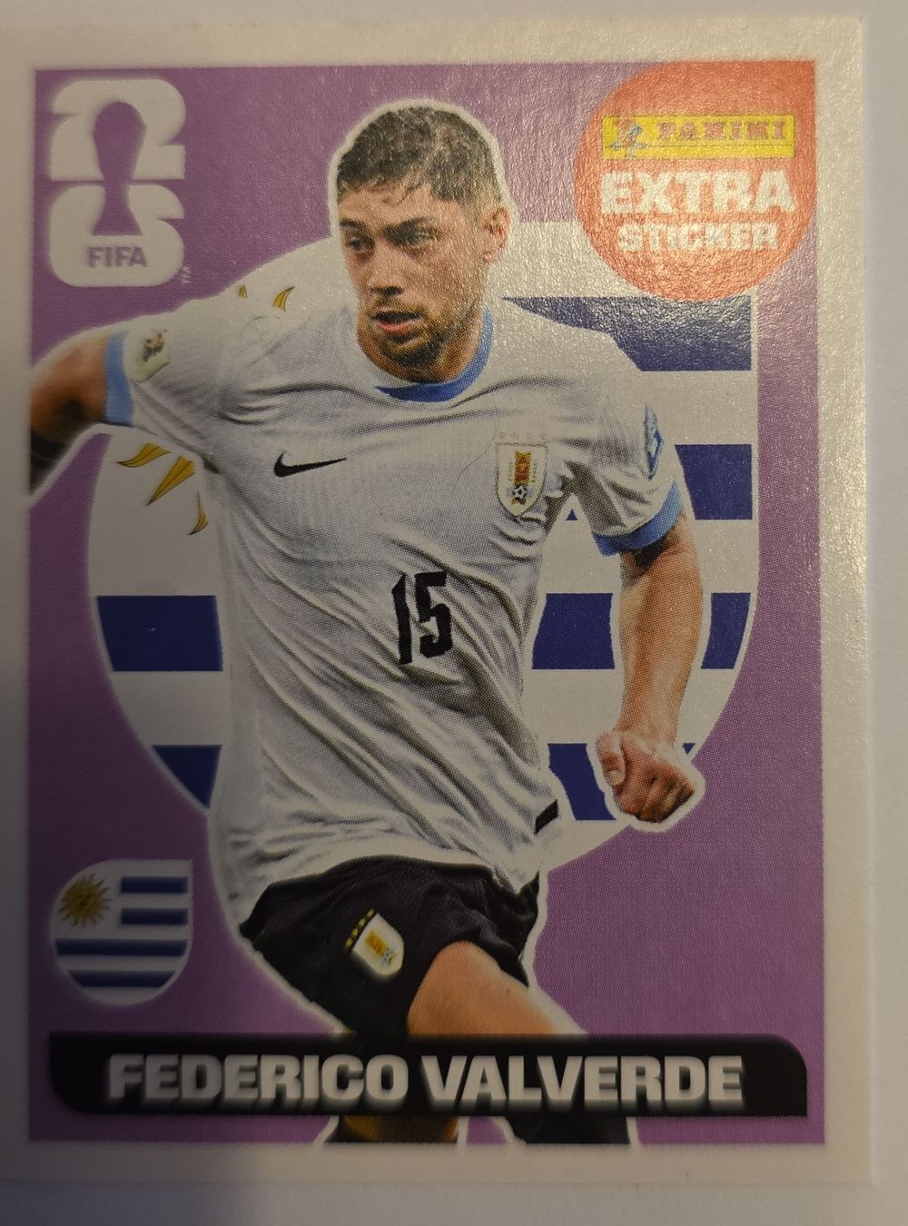 Panini WM Sticker Federico Valverde Uruguay 2026 Top Zustand (Neu und ...