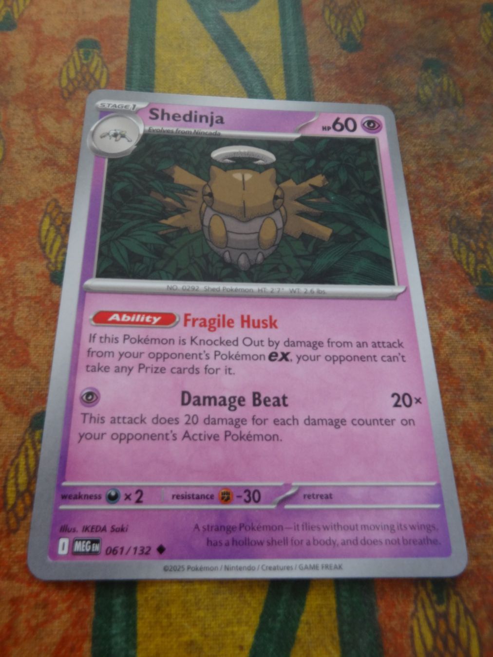 POKEMON Shedinja I MEG EN 061/132 HP60 2025 (D'occasion) à Romanel-sur ...