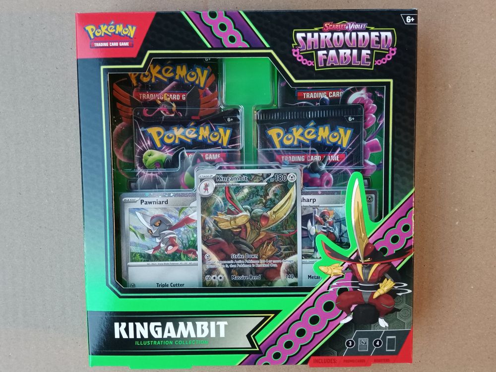 Pokemon Shrouded Fable - Kingambit Box SEALED (Neu und originalverpackt ...