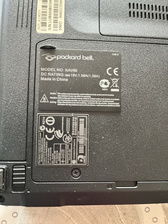 Pc Portatile Packard Bell | Kaufen auf Ricardo