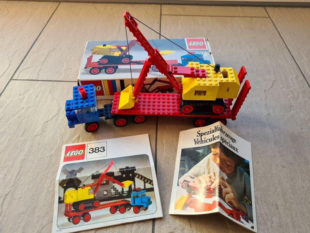 Lego 383 Sattelschlepper mit Bagger (Gebraucht) in Beinwil am See für ...