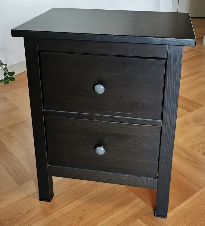 Nachttisch schwarz, IKEA HEMNES (Gebraucht) in Zürich für CHF 1 – mit Lieferung auf Ricardo kaufen