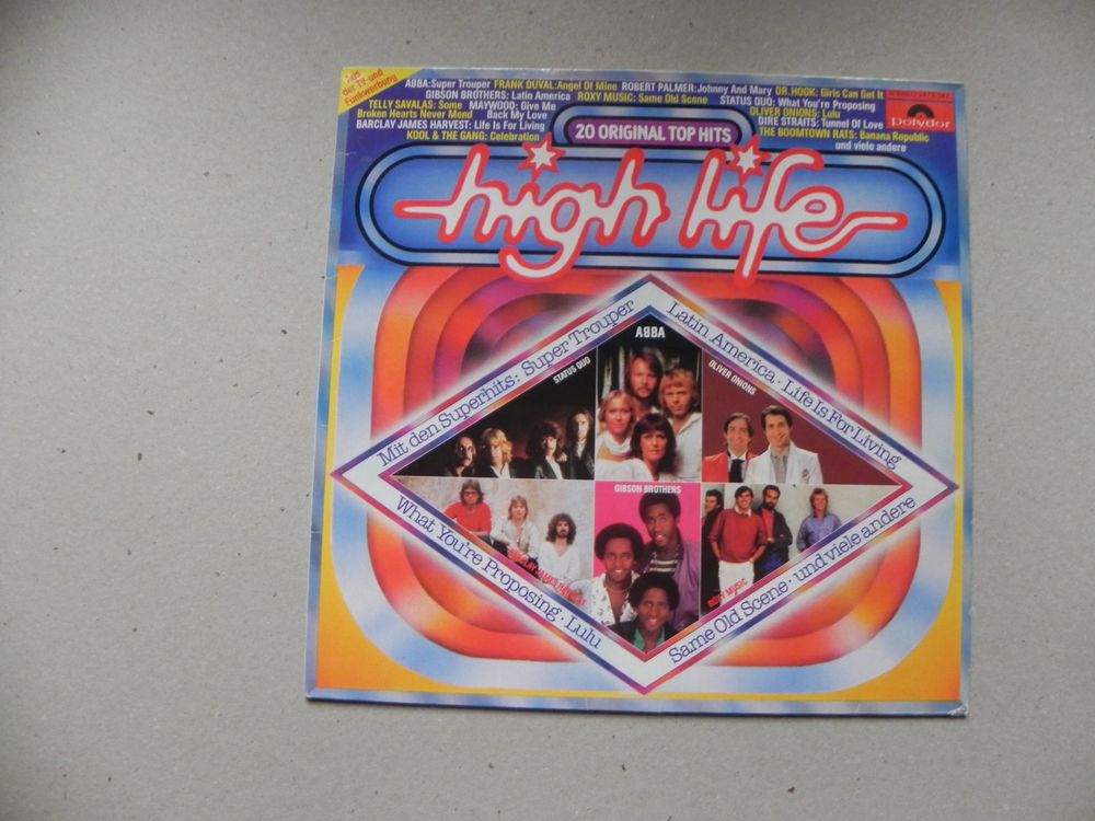 LP 20 Rock Pop Hit 1980 ABBA Status Quo Luv Dire Straits (Gebraucht) in ...