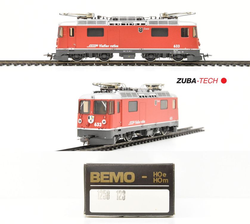 Bemo 1258 123 E-Lok Ge 4/4II der RhB, H0m GS Analog mit OVP | Kaufen auf Ricardo