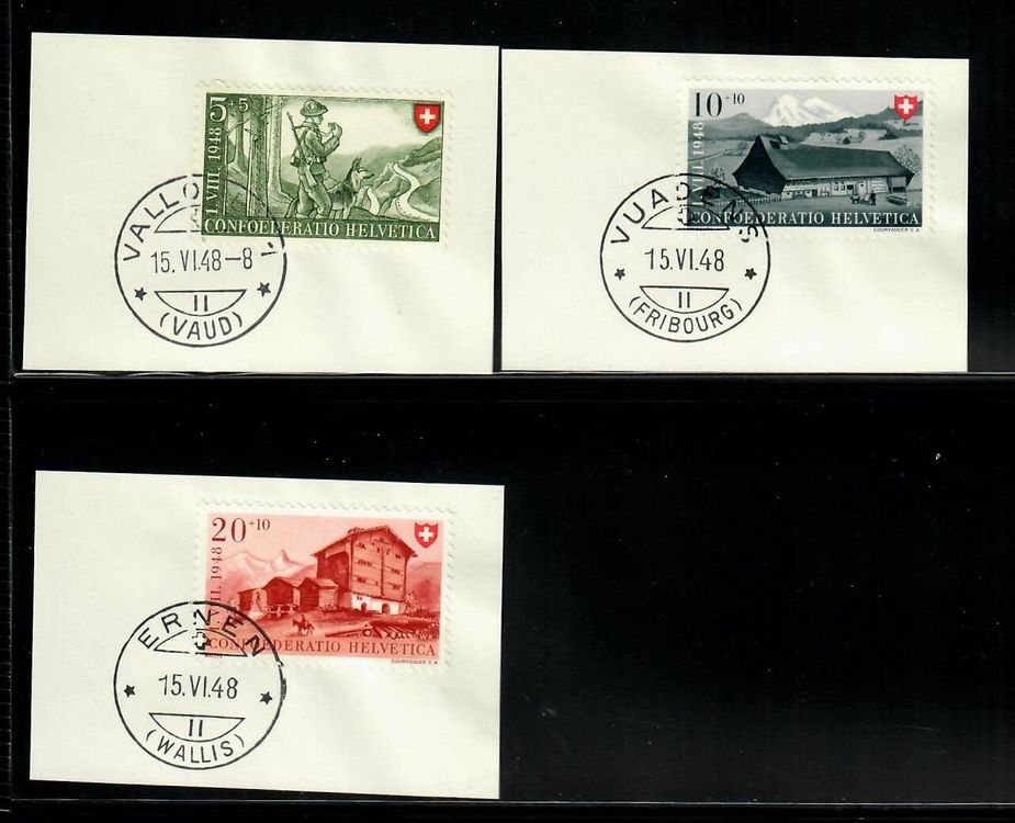 Pro Patria1948 mit Orts Ersttag Stempel (Gebraucht) in Flaach für CHF 1 – mit Lieferung auf ...