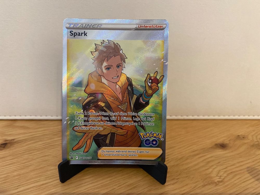 Spark Full Art Trainer Pokemon Go Deutsch (Neu (gemäss Beschreibung ...