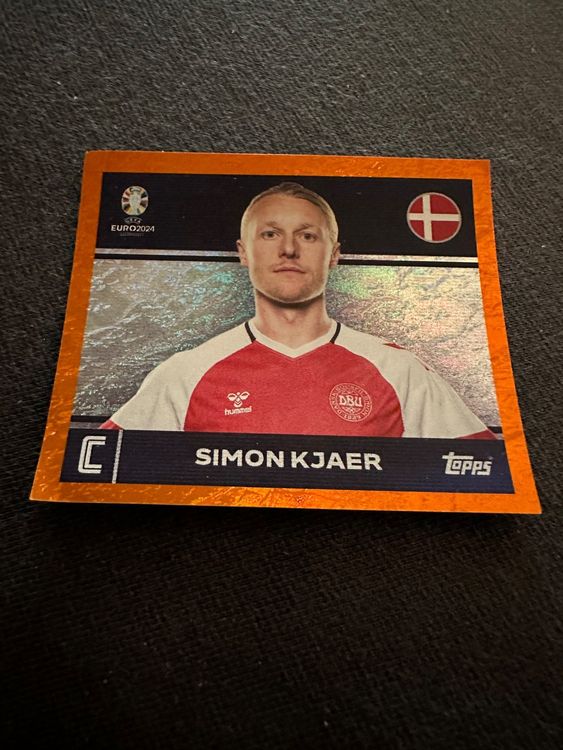 Topps DEN2 Orange Simon Kjaer | Kaufen auf Ricardo