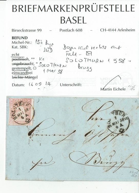 STRUBEL 15RP (24D/B3)>BRUGG RUND BEFUND (Gebraucht) in Rüschlikon für CHF 40 – mit Lieferung auf ...