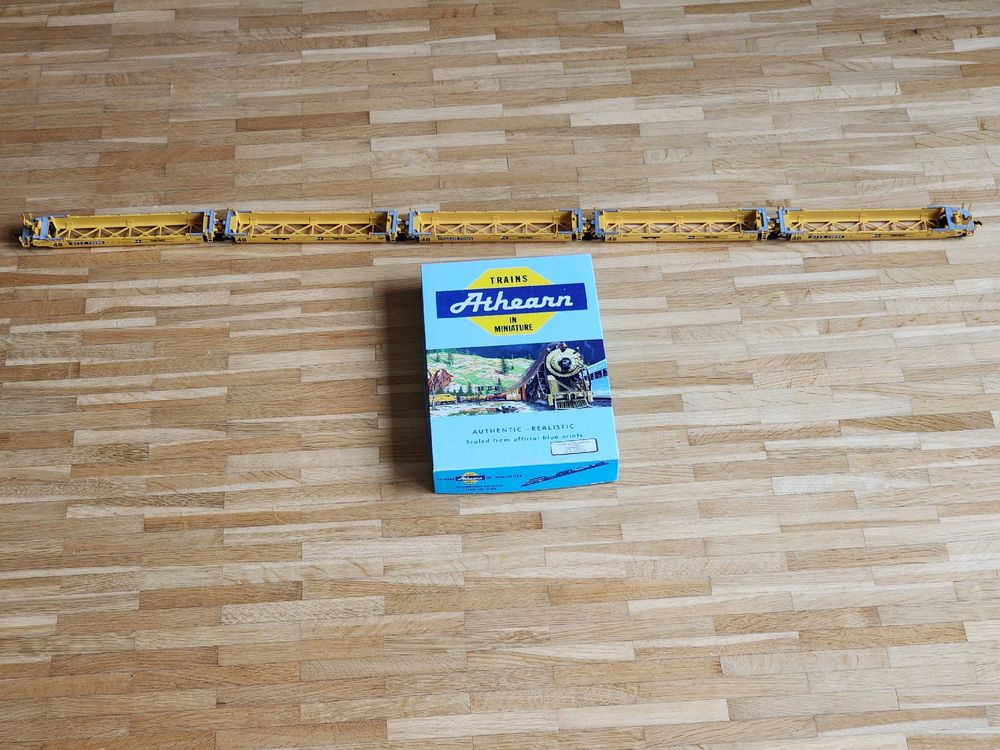 Athearn Gunderson Maxi-3 BN Twin Stack - Container Wagen (Neu (gemäss ...