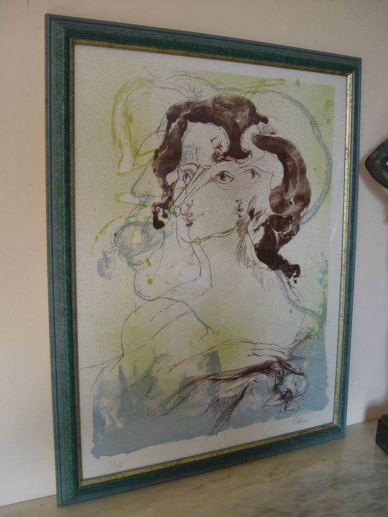 Lithographie von Heinrich Richter 1920 -2007 Berlin (Gebraucht) in Rotkreuz für CHF 250 – nur ...