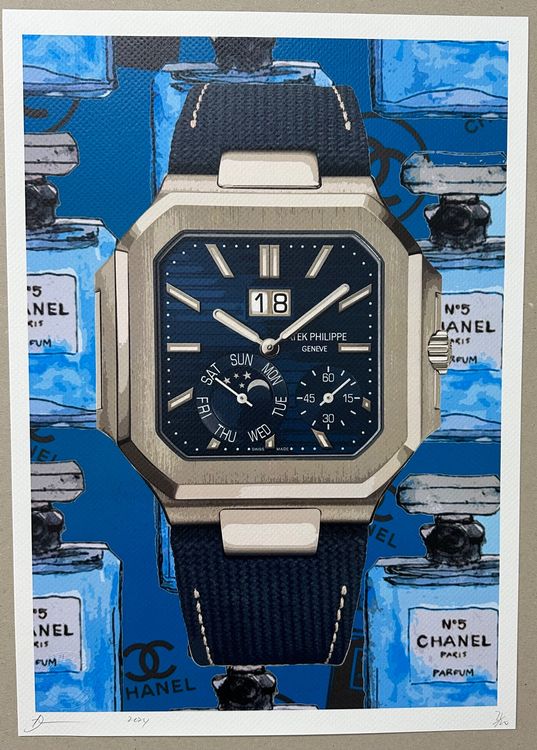 Death: Patek Philippe Chanel Dream, POP Art, signiert 71/100 (Neu ...