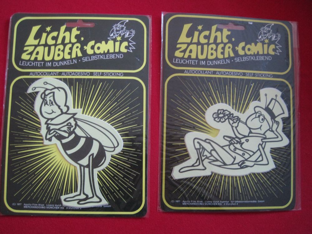 Biene Maja 1977 Licht Zauber Comic leuchtet im Dunkeln (Neu und ...