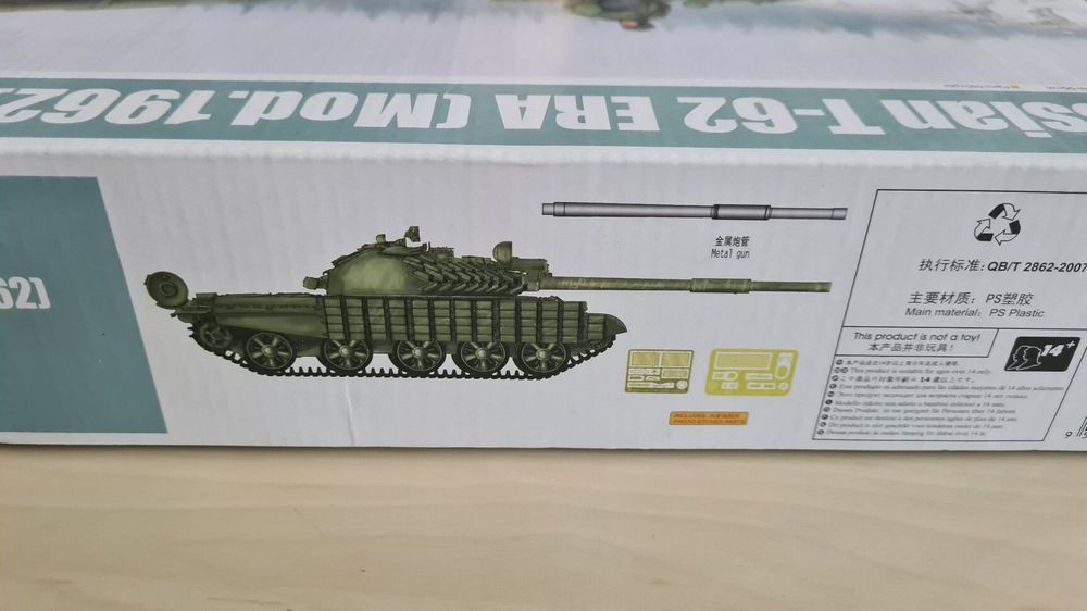 1:35 T-62 ERA Mod. 1962 - Trumpeter 01555 (Neu (gemäss Beschreibung ...