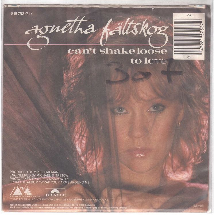 Agnetha Fältskog - can't shake loose (Gebraucht) in Oberwil (Dägerlen ...