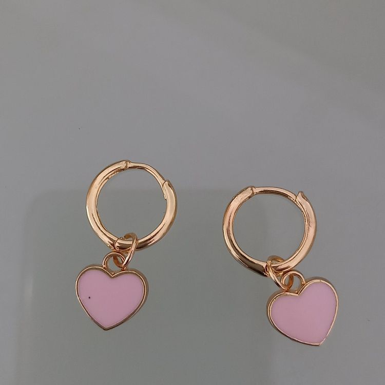 Clapp Creolen mit Herzeinhängern Rose | Kaufen auf Ricardo