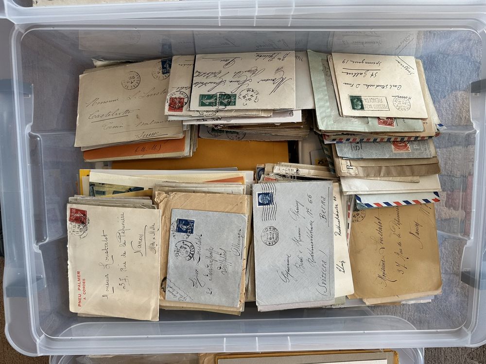 Riesige Sammlung Lot Briefe Briefmarken Papiere alt bis neu (Gebraucht ...